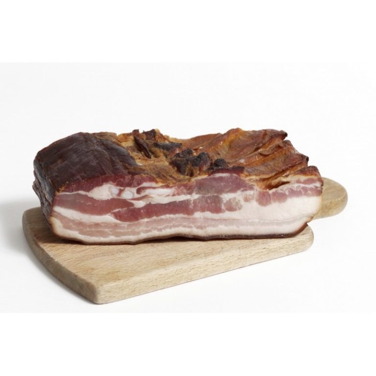 Lard fumé BIO (500g) – La Source – Epicerie Participative